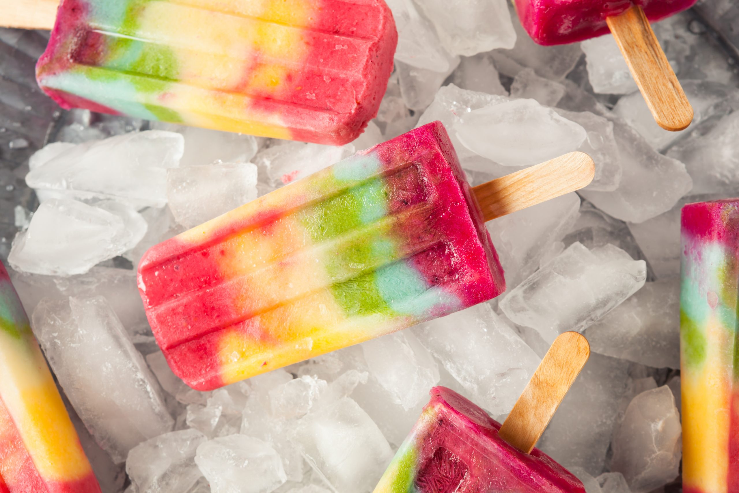 Rainbow Just Juice Ice Pops - Just Juice
